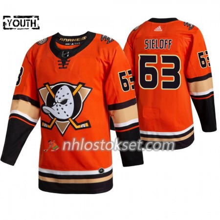 Anaheim Ducks Pelipaita Patrick Sieloff 63 Adidas 2019-20 Oranssi ...